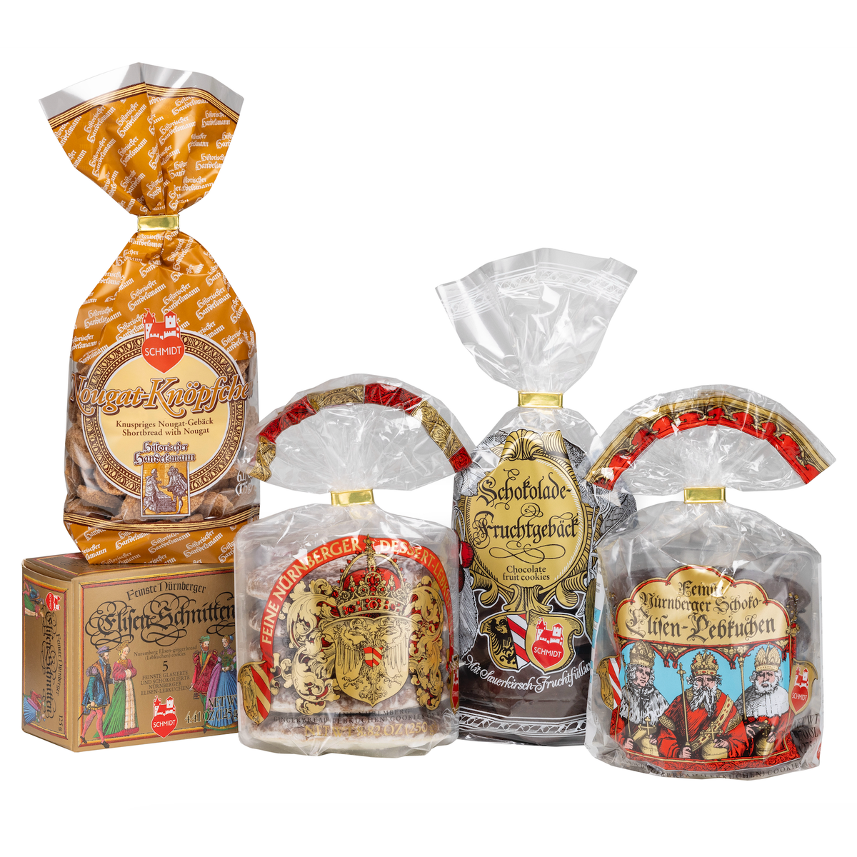 Lebkuchen Schmidt Round Gift Box with Holiday Motif – European Deli
